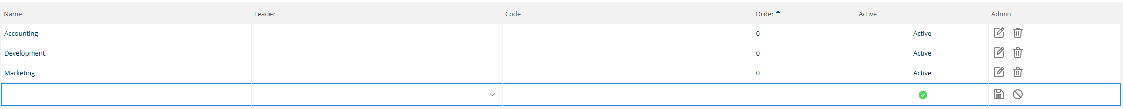 Departments Project Insight Help Center