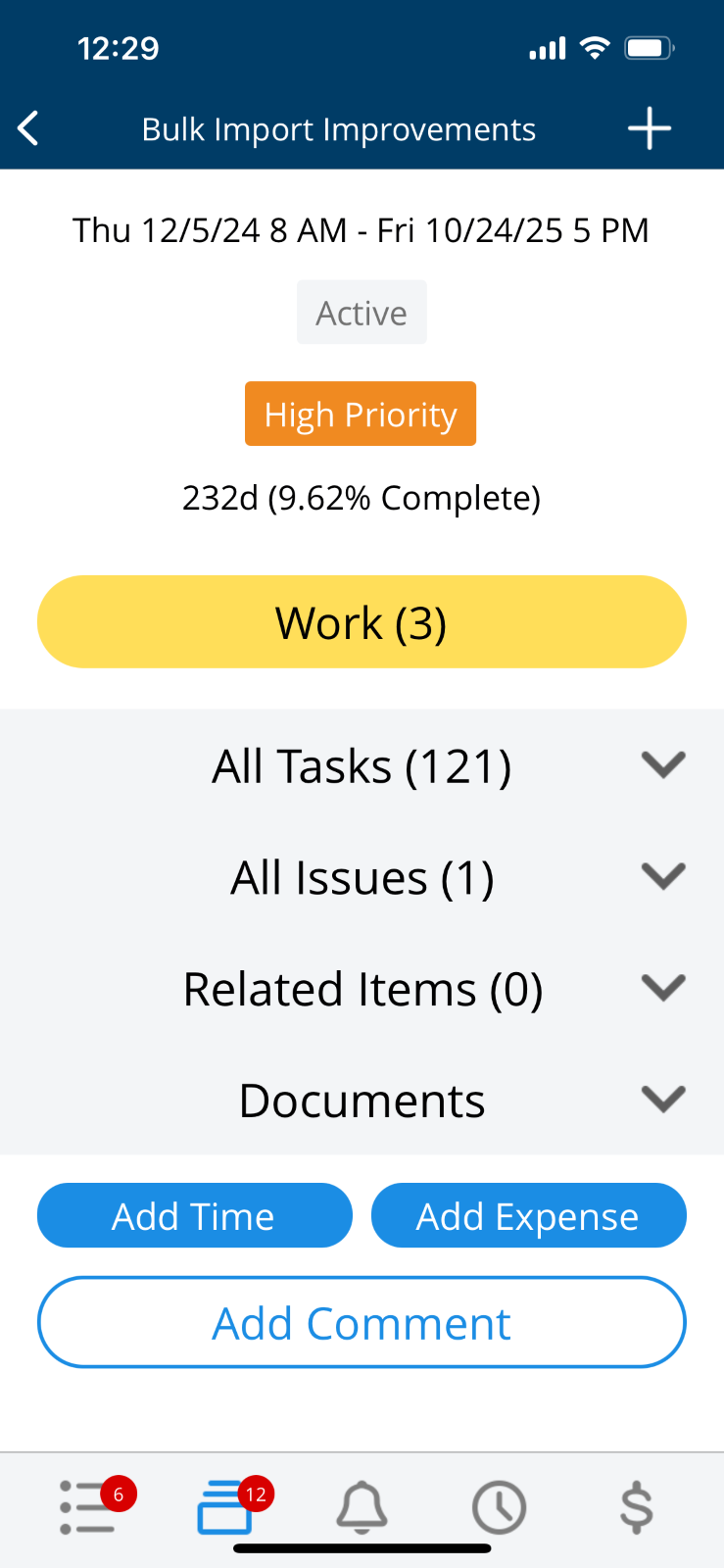Mobile App Project Status – Project Insight Help Center