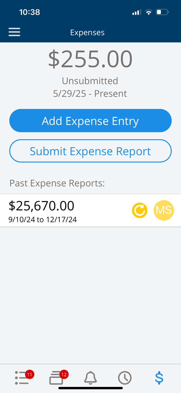 Mobile App Expense Entry – Project Insight Help Center