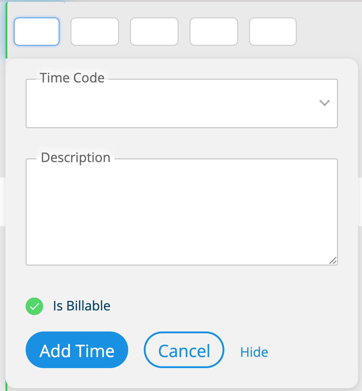 Time Entry Grid – Project Insight Help Center