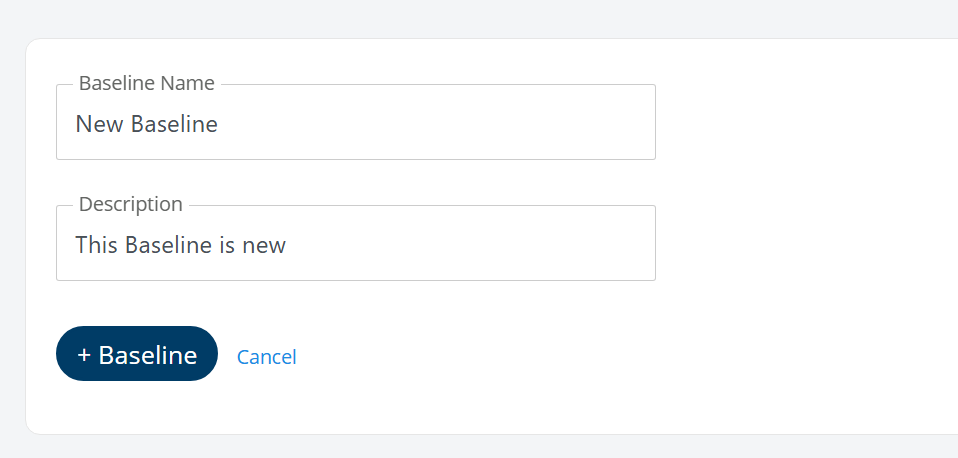Project Baseline – Project Insight Help Center