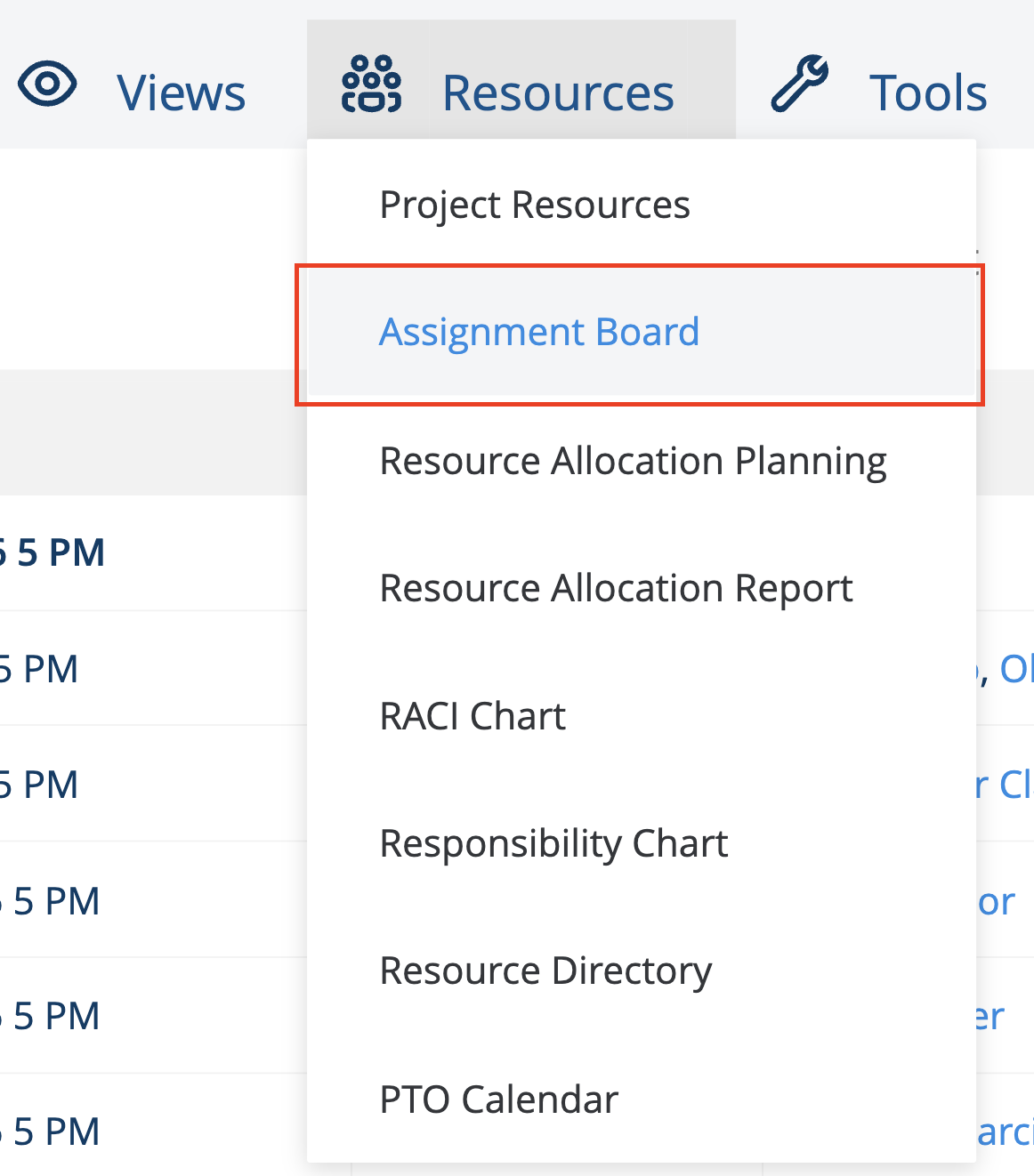 Assignment Board – Project Insight Help Center